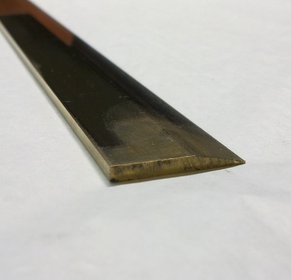Brass Diminishing Strip / Splayed Edge Flat - Alltrade Aluminium, Glass ...