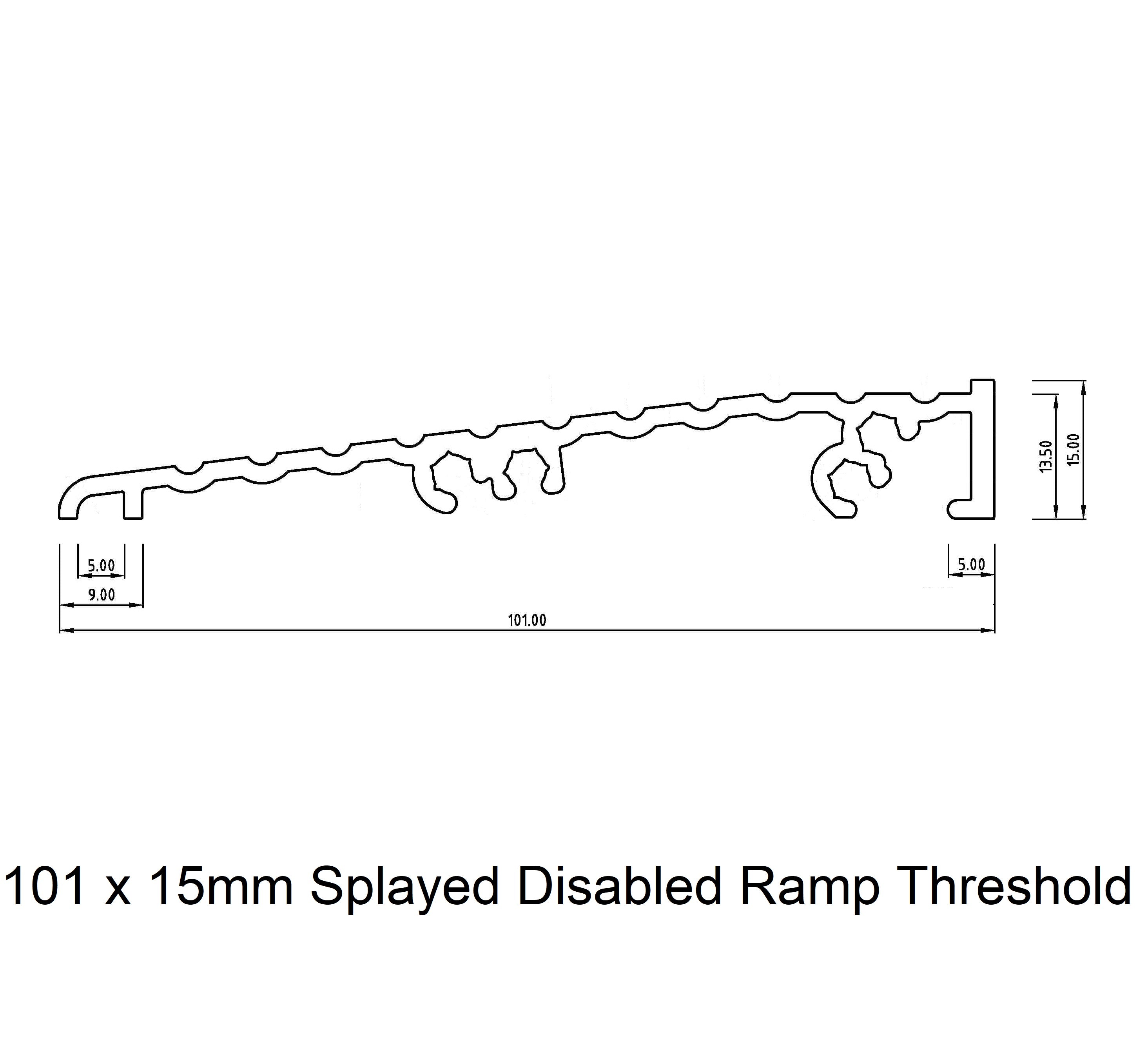 Aluminium Threshold - Natural / Clear Anodised - Alltrade Aluminium ...