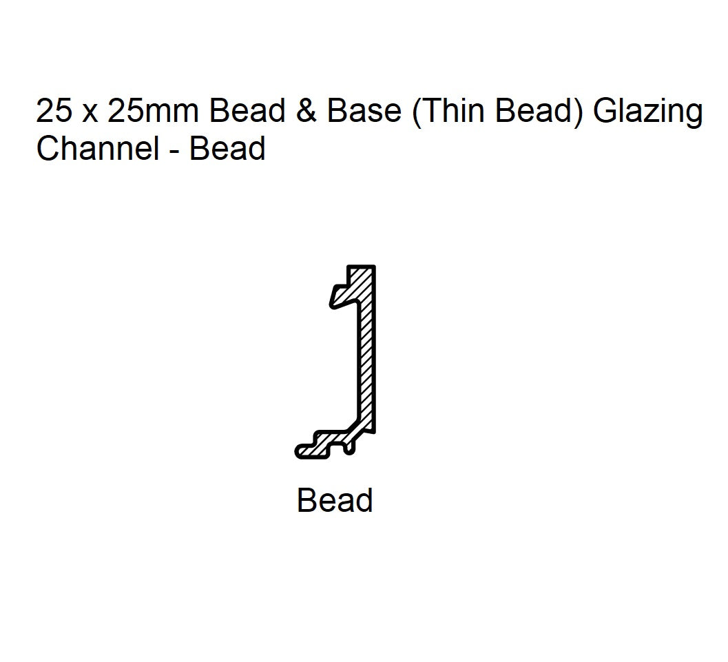 Aluminium Glazing Channel Custom Powdercoated - Alltrade Aluminium ...