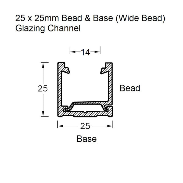 U Channel Glazing Detail Stainless Steel Glass U Channel 6.5mm For