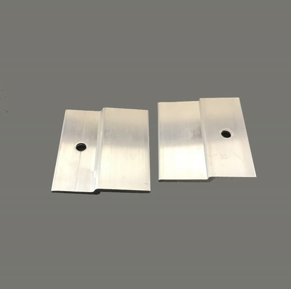 Aluminium Split Batten / French Cleat 45mm - 50mm Long With 1 Hole or ...