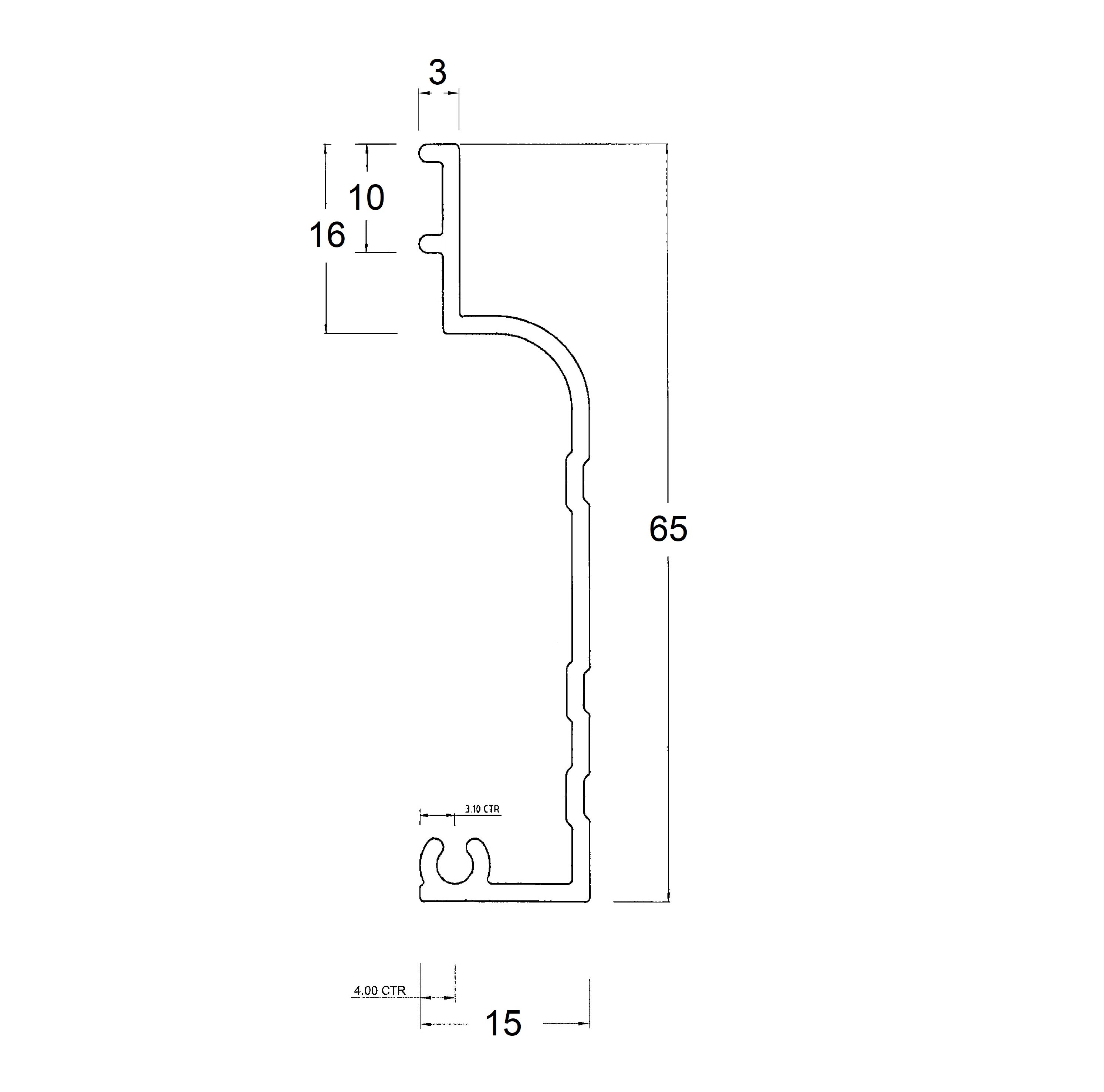 Aluminium Skirting - Moulded Custom Powdercoated Dulux Duralloy® Colou ...