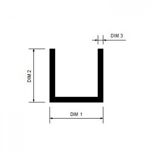 Aluminium Channel - Stock Powdercoated - Alltrade Aluminium, Glass ...