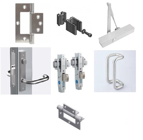 Aluminium Commercial Door Components & Hardware - Alltrade Aluminium ...