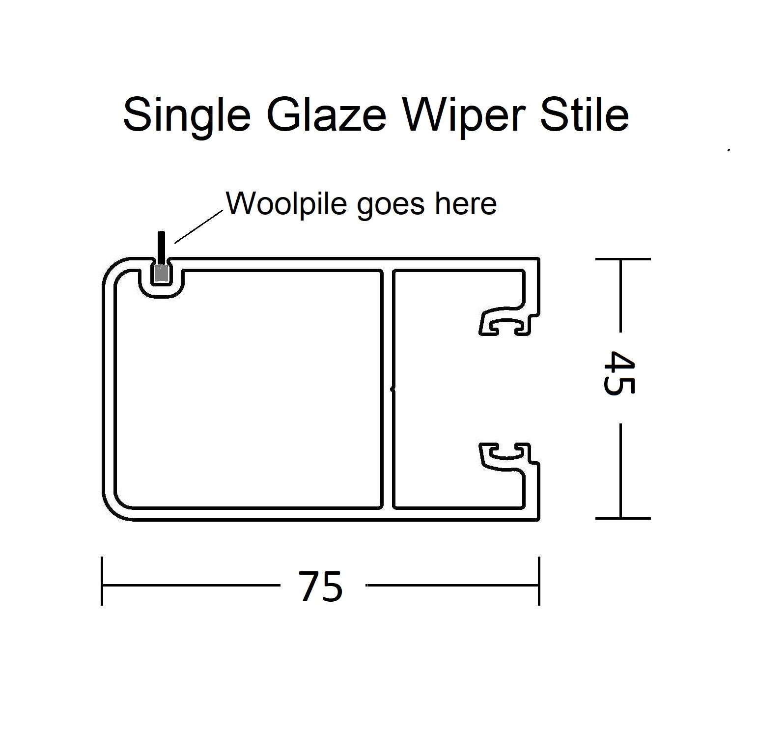 Aluminium Commercial Door Material - Single Glazed - Alltrade Aluminium ...