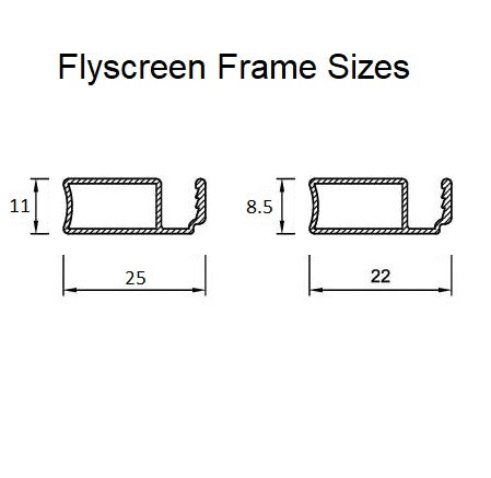 Aluminium Flyscreen Frame & Sill Winder Skirt - Alltrade Aluminium ...