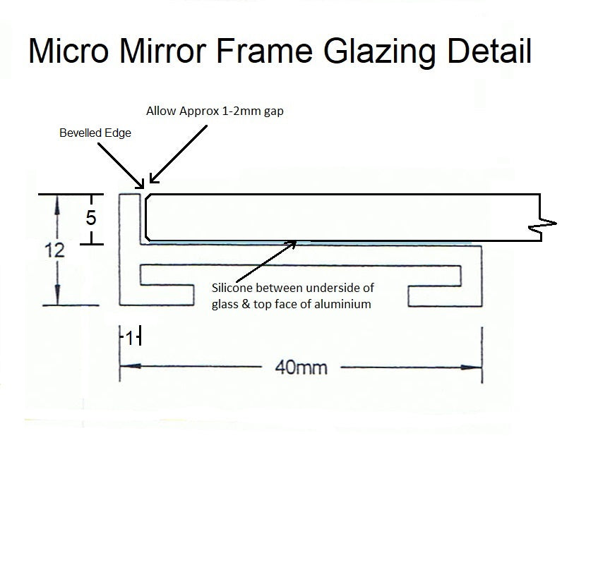 Aluminium Framed Mirrors Custom Made To Size - Alltrade Aluminium ...