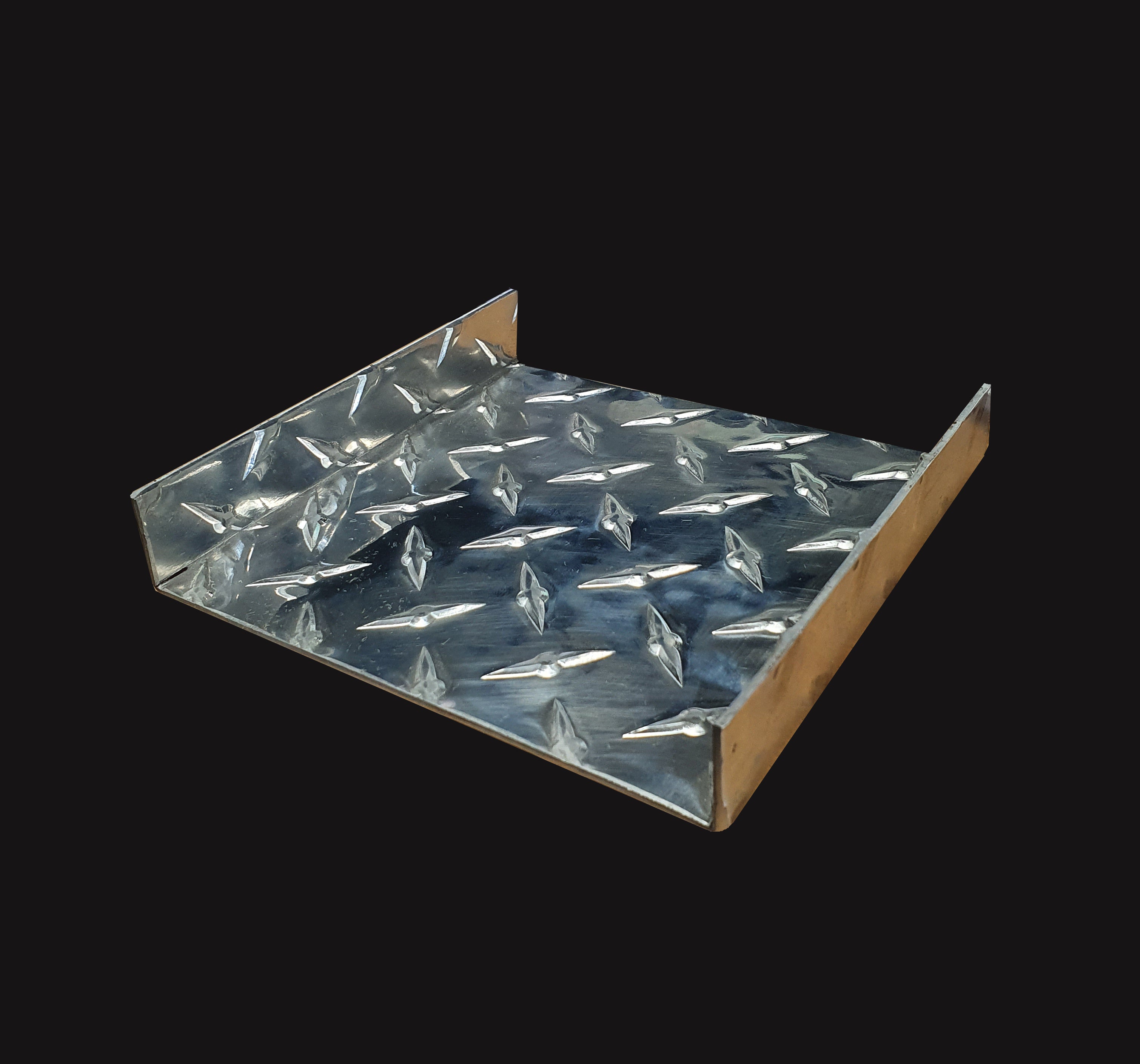 Aluminium Propeller Plate Custom Cut & Folded Channel Mill Finish ...