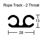 Aluminium Rope / Sail Track - Alltrade Aluminium, Glass & Stainless Steel